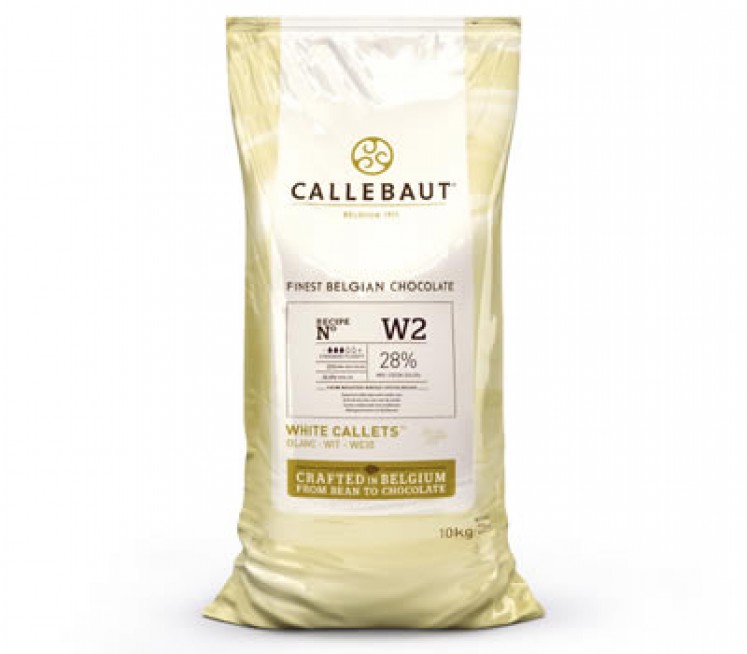 White Chocolate Callets 10kg - Cocoa King